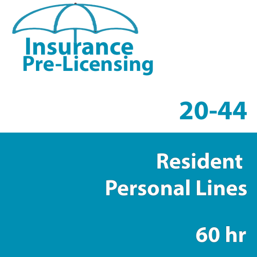 Florida Florida 20-44 Personal Lines Pre-License Course Online